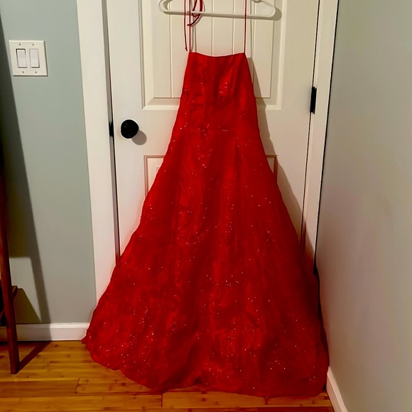 Zum Zum by Niki Livas | Dresses | Zum Zum Red Vintage 9s Prom Dress ...